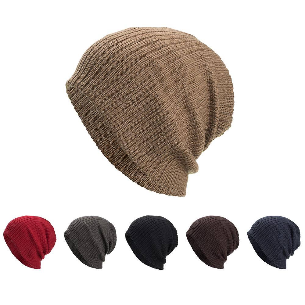 Buy Women Men Warm Baggy Weave Crochet Winter Wool Knit Ski Beanie ...