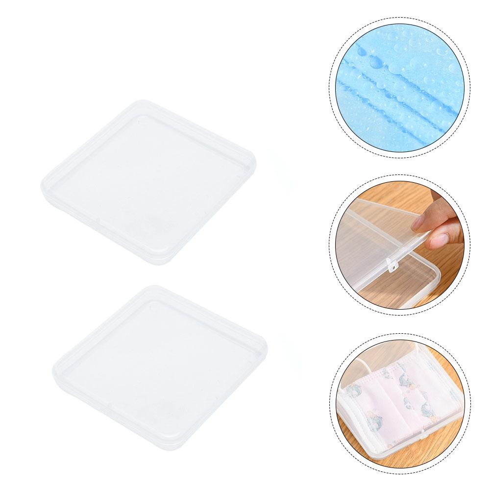 Buy 2Pcs Mask Storage Box Masks Case Mask Organizer for Children at ...