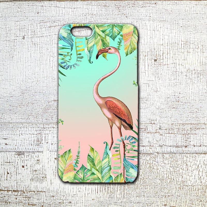 Buy Flamingo Phone Case ,Tropical Flamingo Phone Case ,Peach Mint ...