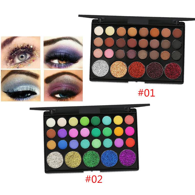 Buy Spotlight 29 Color Eye Shadow Palette Colorful Artist Shimmer ...