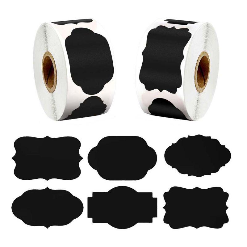Buy 300pcs/roll Blank Chalkboard Labels Sticker for Kitchen Canning ...