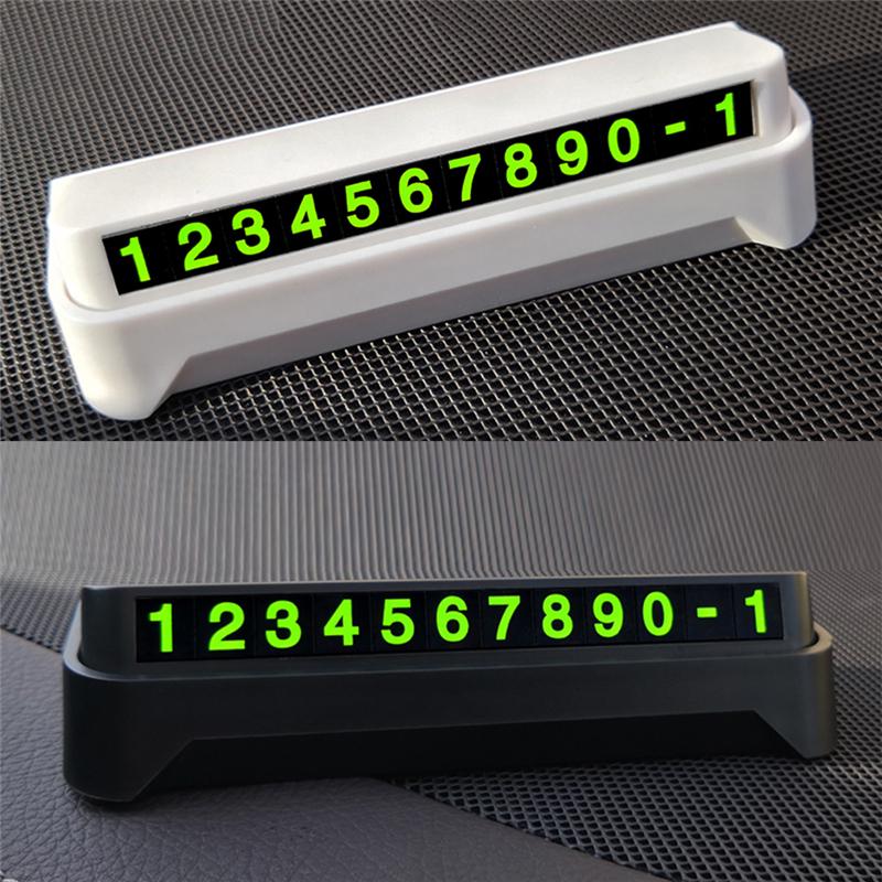 Buy Cell Phone Number Car Parking Card Hidden Car Styling Temporary ...