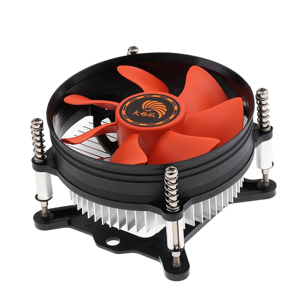 7bladed 2200RPM Aluminum Extrusion CPU Cooler Cooling Fan for Intel ...
