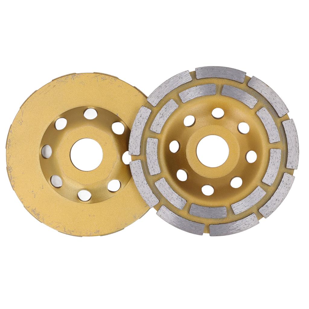 4.5in Grinding Wheel Set Double Row and Turbo Segment Diamond Cup ...