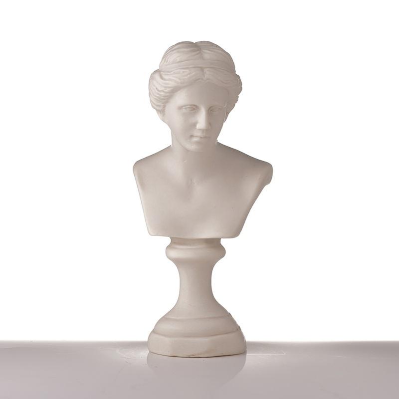 Buy 1:12 Dollhouse Miniature Resin Statue Venus Bust Sculpture White at ...