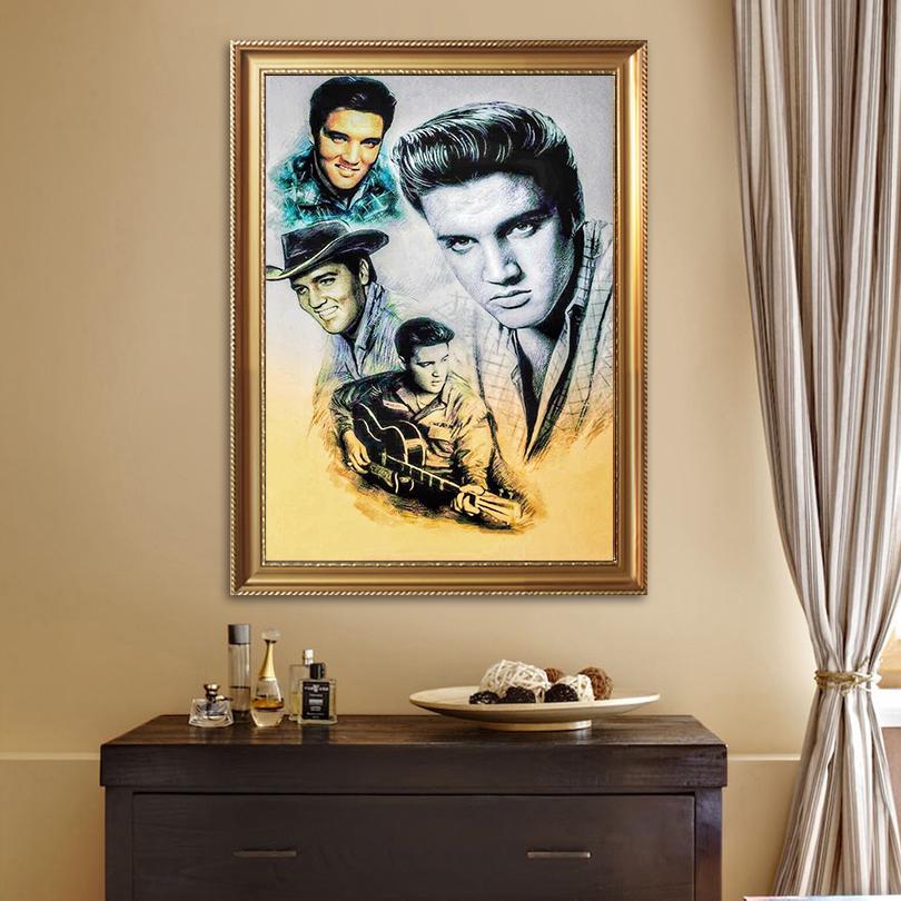 Full Square/Round Drill 5D DIY Diamond Painting "Elvis Presley ...