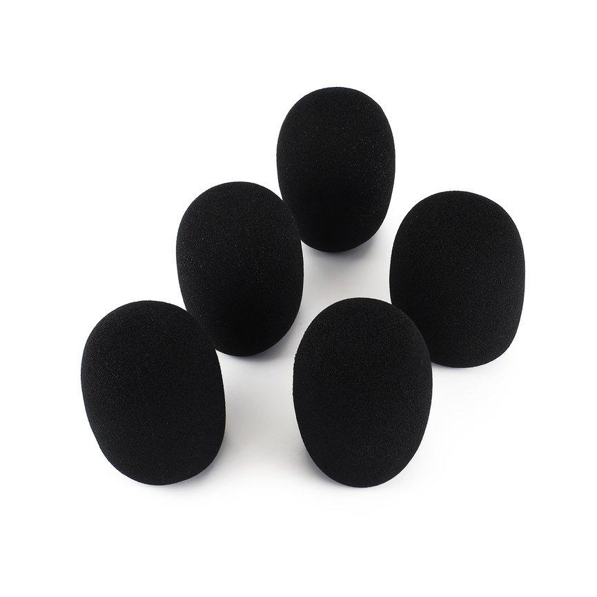 Buy 5pcs Headset Replacement Foam Microphone Cover Mic Cover Windshield ...