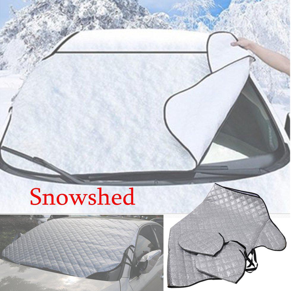 Buy B-4 Seasons Car Front Windshield Snow Cover Frost Sun Shade ...