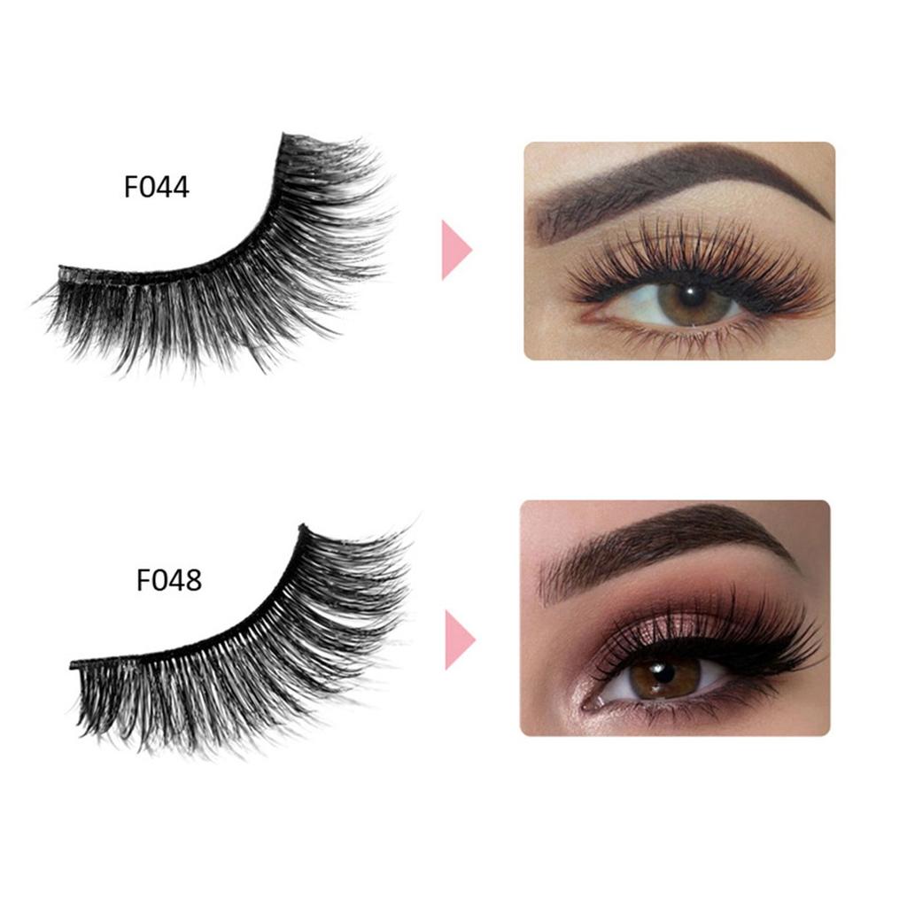 Buy Face Show 3D Eyelashes Natural Long Curling False Eyelash Extension ...