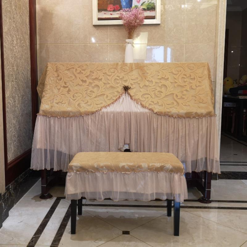 Fashion lace double-layer piano full drape lace piano dust cover cover ...