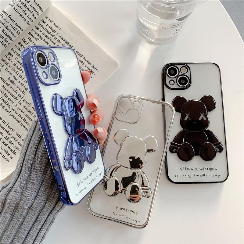 Buy 3D Violent Bear Phone Case For iPhone 11 12 13 Pro Max Mini XS ...