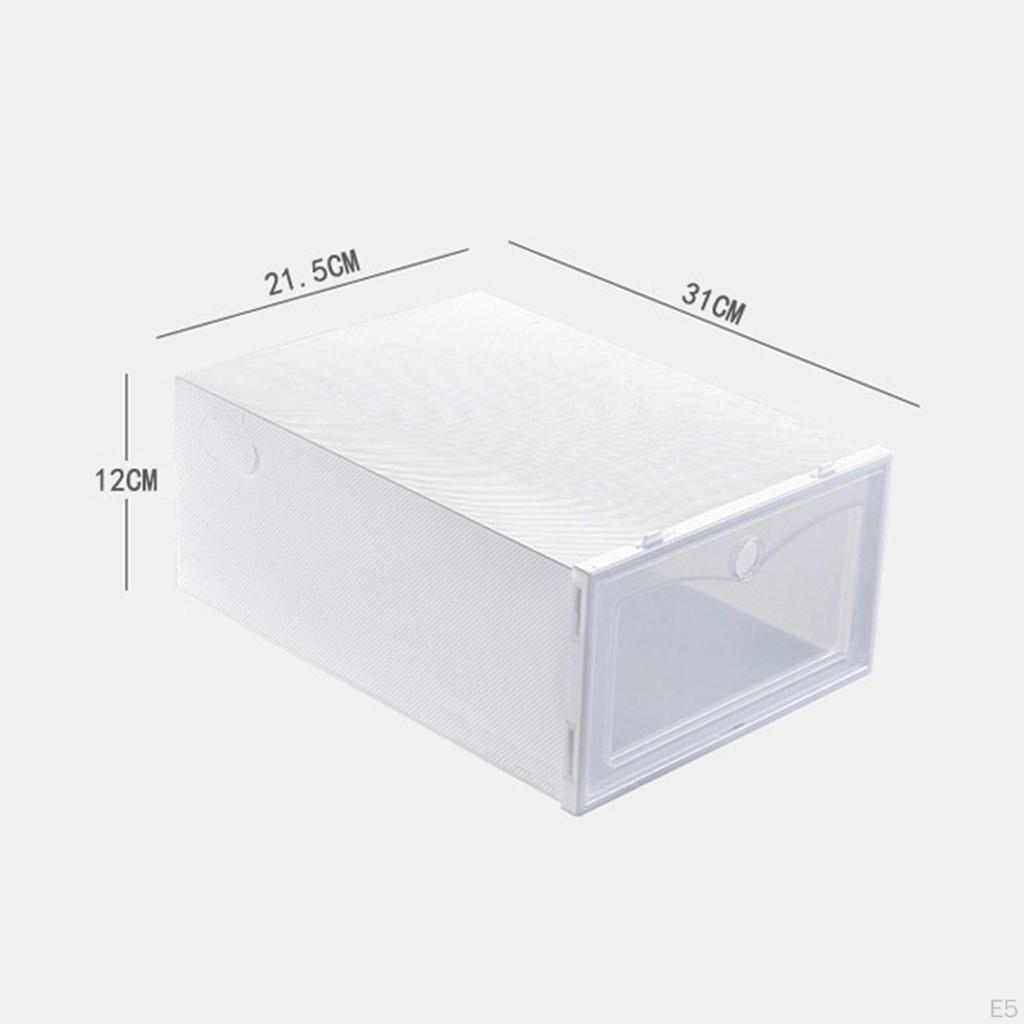 Cheap 1pc Clear Plastic Shoe Box Drawer Case for Slippers HighHeels ...