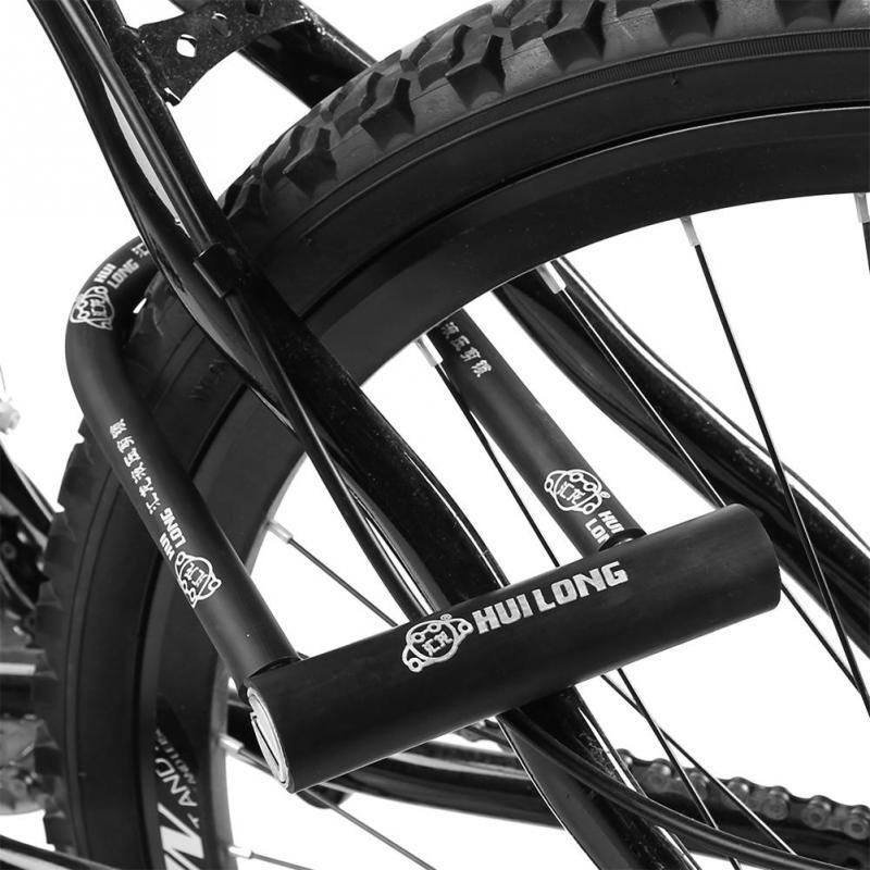 Buy Bike U-shaped Lock Steel Anti-theft Lock Waterproof Rustproof Pure ...