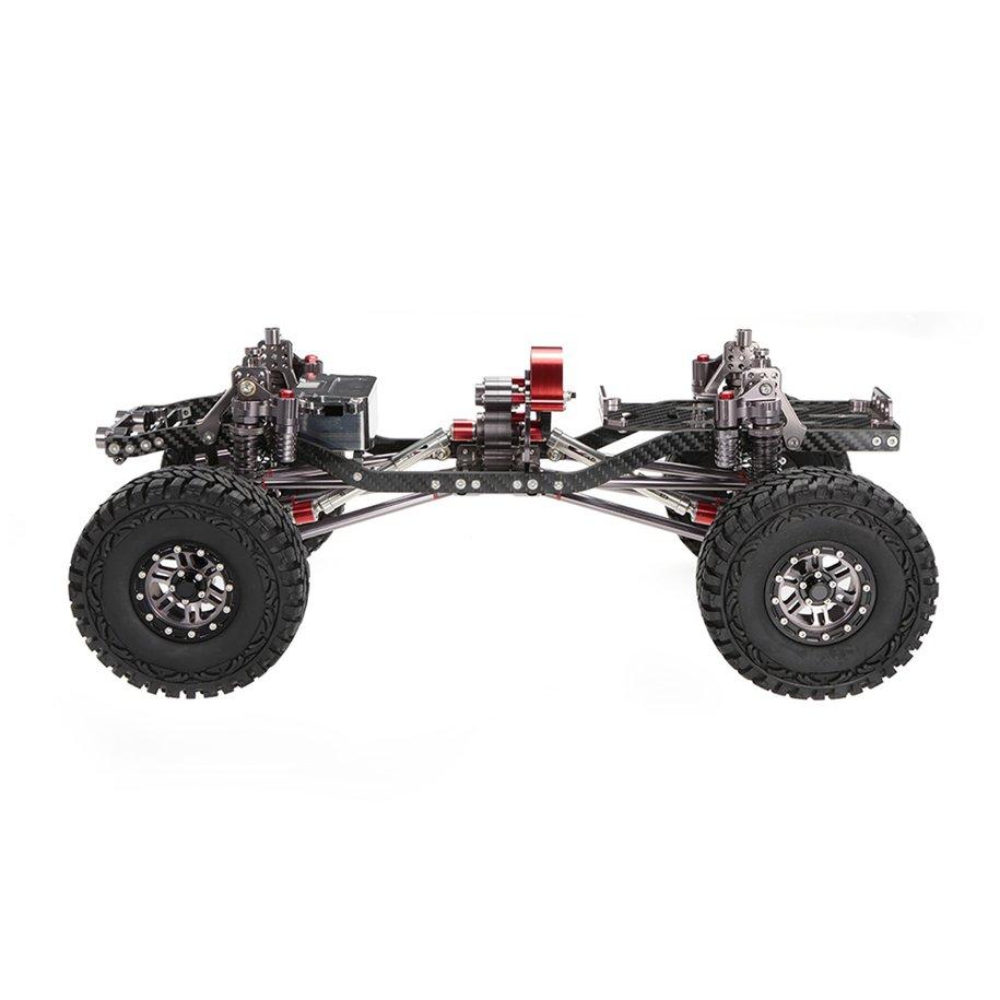 Buy SCX10 313mm Frame Girder Carbon Fiber Chassis Frame Rails For 1/10 ...