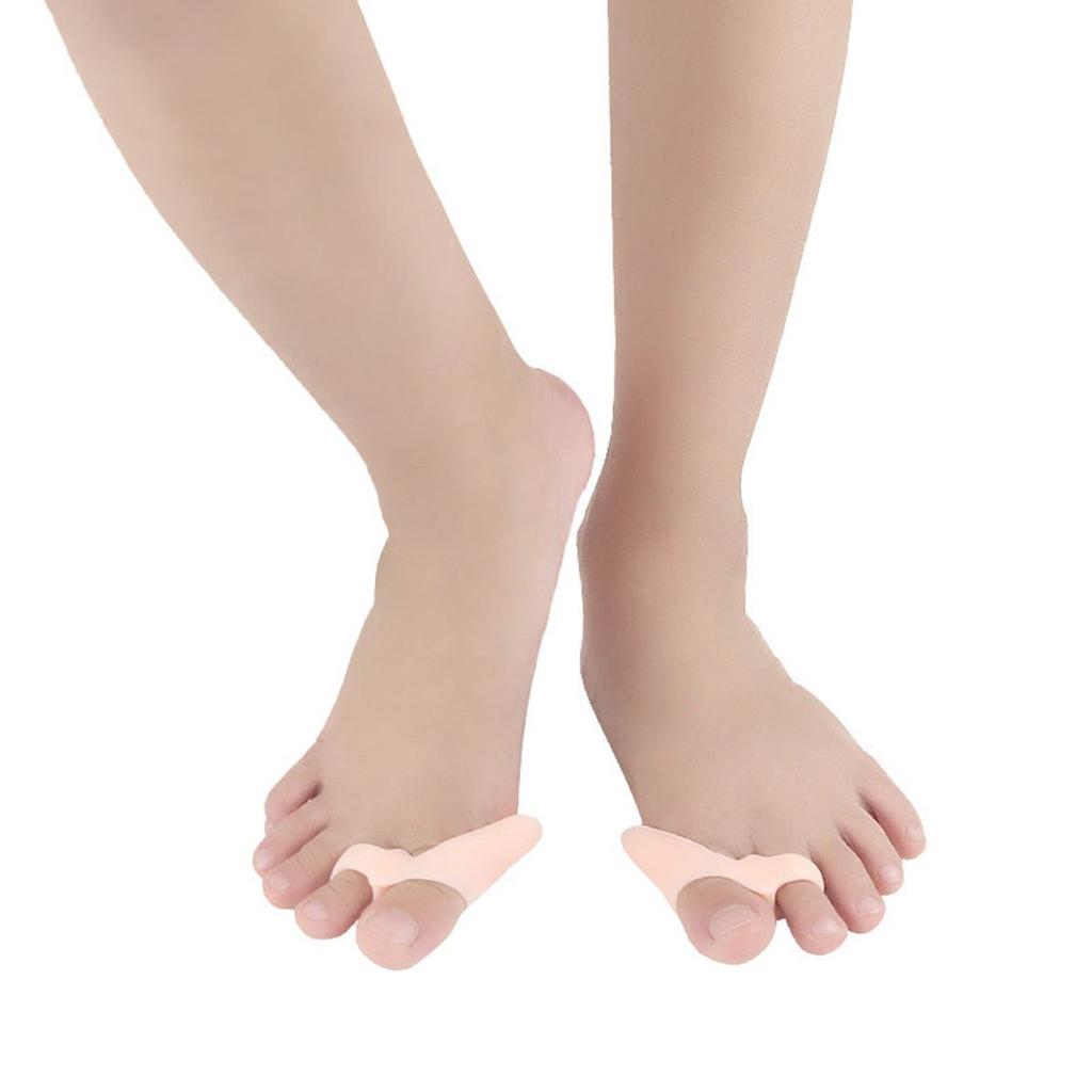 Buy A Pair Hole Hallux Valgus Orthosis Corrector Bunion Pads for Kids ...